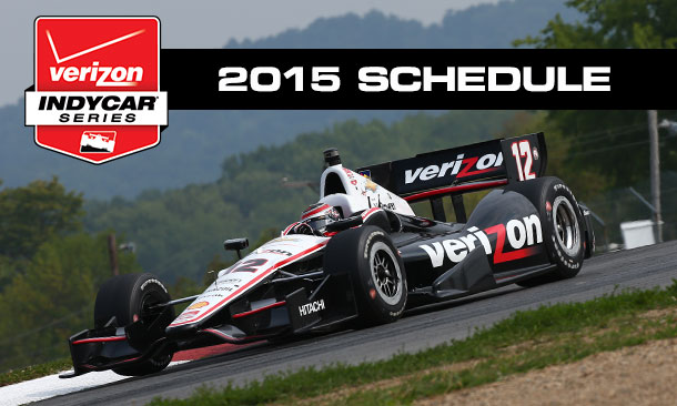 INDYCAR unveils diverse 17-race schedule for '15