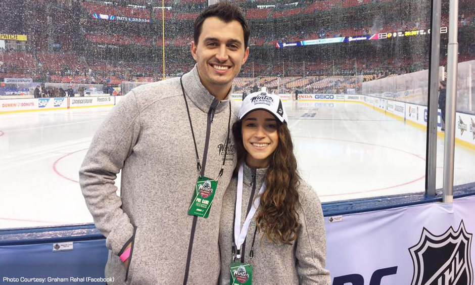 Rahal enjoys 'cool' treatment at NHL Winter Classic
