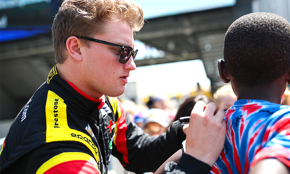 Karam takes lessons from wrestling into racing