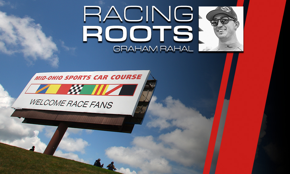 Rahal's earliest memories revolve around (surprise!) racetracks