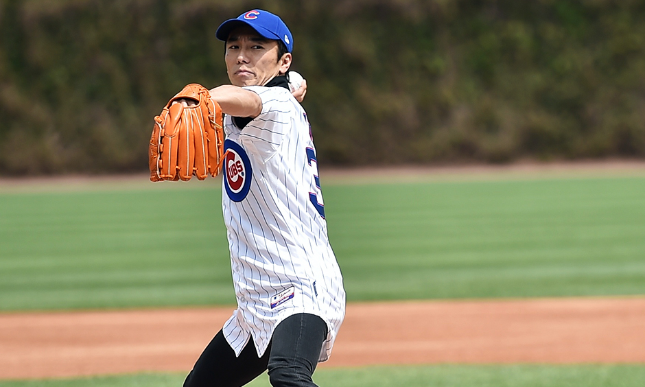 Sato’s winning luck rubs off again at Chicago Cubs game
