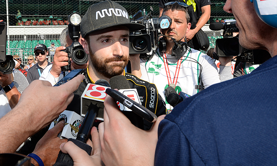 Hinchcliffe makes no excuses for devastating bump from Indy 500 field