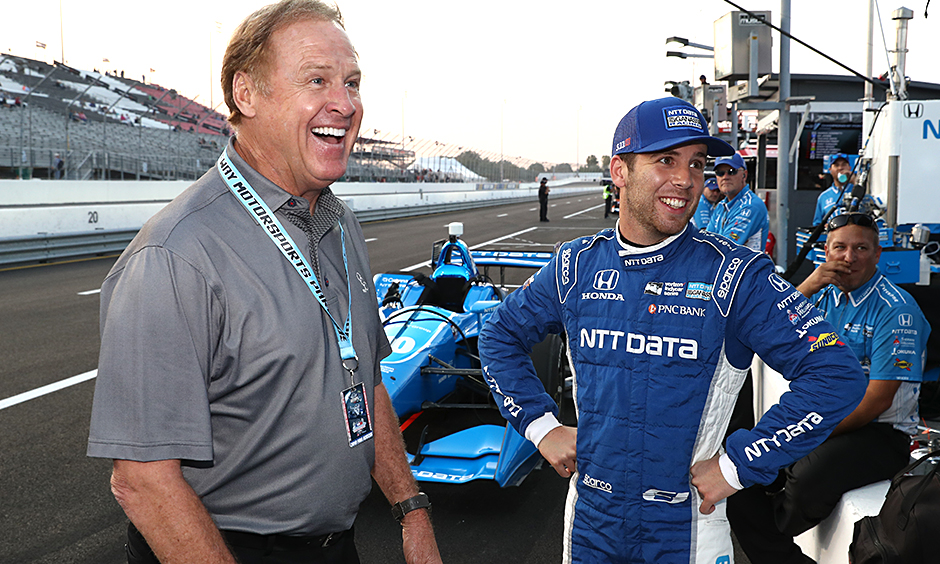 NASCAR great Wallace enjoys return visit to INDYCAR paddock