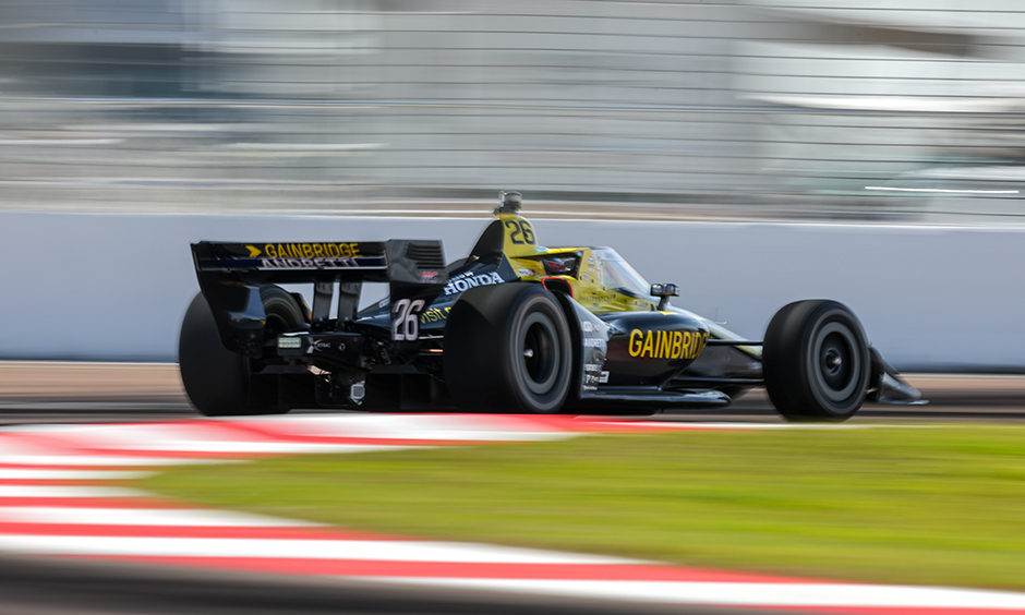 Herta Back on Top in Morning Warmup at St. Petersburg