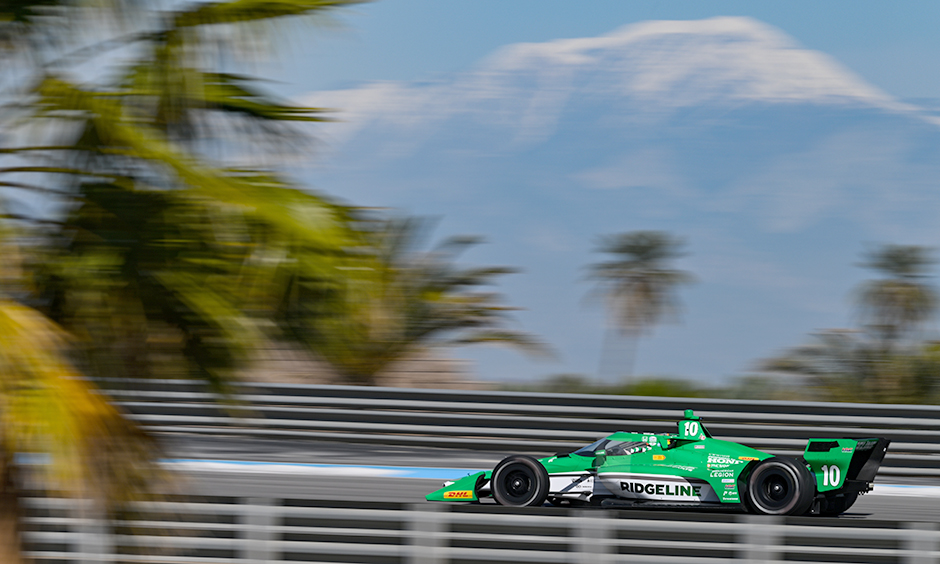 Palou Paces Both Sessions of Open Test Friday at Thermal