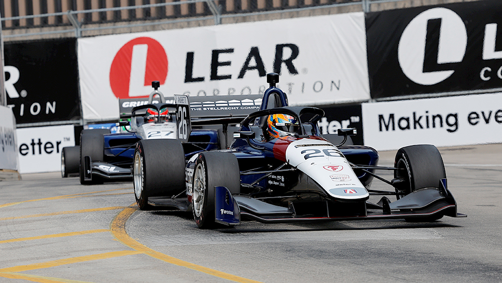 Hard-Charging Pack Chasing Leader Nikita Johnson on Detroit Streets
