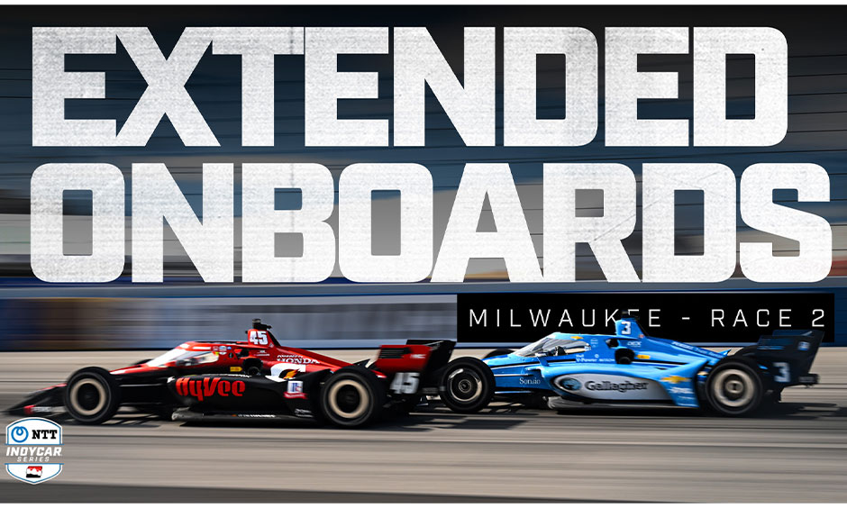 Best Onboard Moments from Race 2 at Milwaukee Mile