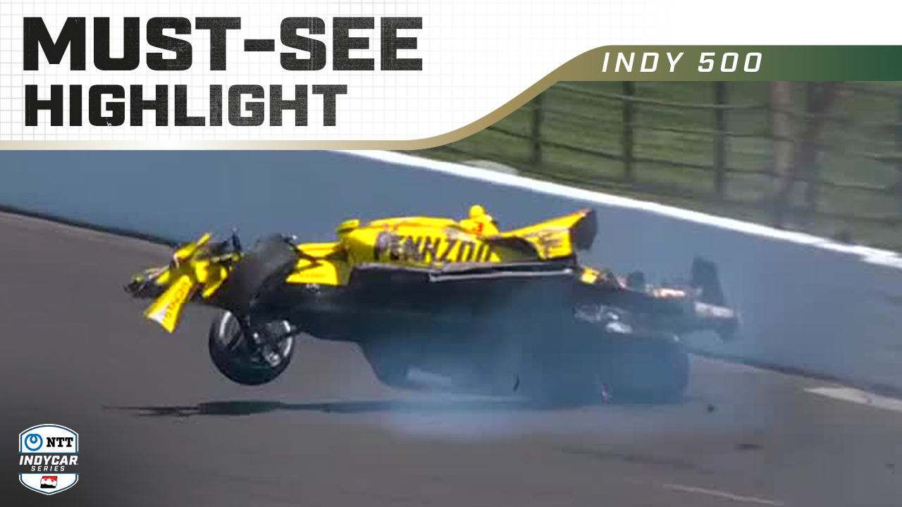 Scott McLaughlin Slams Wall, Catches Air in Indy 500 Practice Crash
