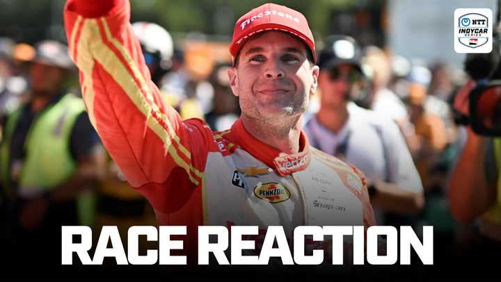 Drivers React After The Race at Portland