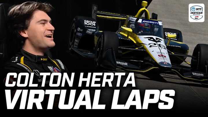 Virtual Laps with Colton Herta at Nashville Superspeedway