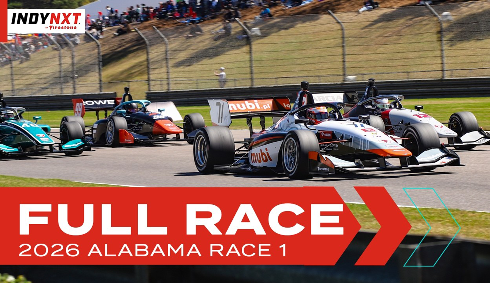 2026 INDY NXT by Firestone Full Race: Grand Prix of Alabama Race 1
